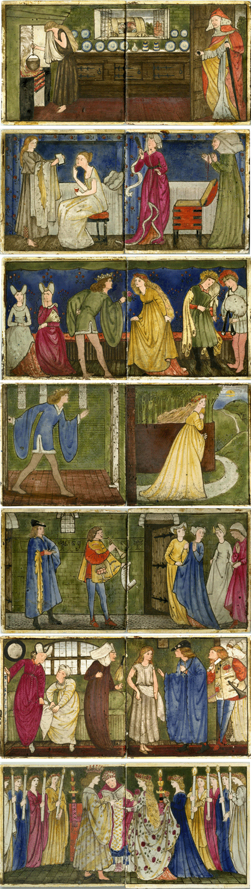 Two Red Roses Acquires 1860s Cinderella Story Tiles - Antiques And The ...