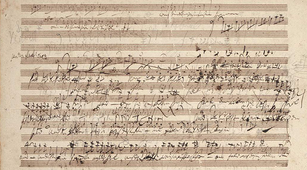 Beethoven Musical Manuscript Scores $120,000 At Butterscotch Auction