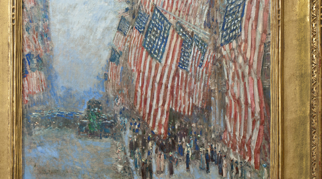 New-York Historical Society Receives Donation Of Childe Hassam Flag ...