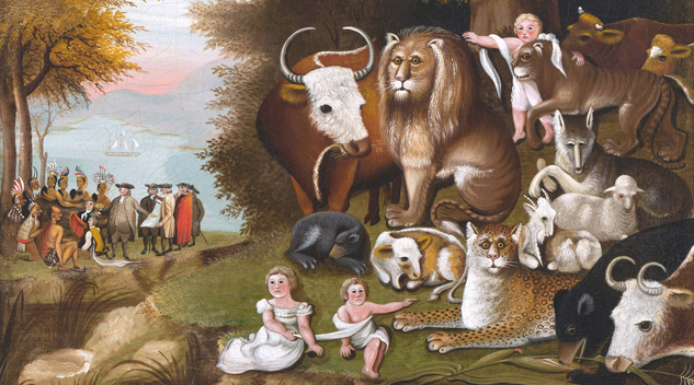 Edward Hicks Paintings Noah's Ark: Animal Kingdom'' By Edward Hicks