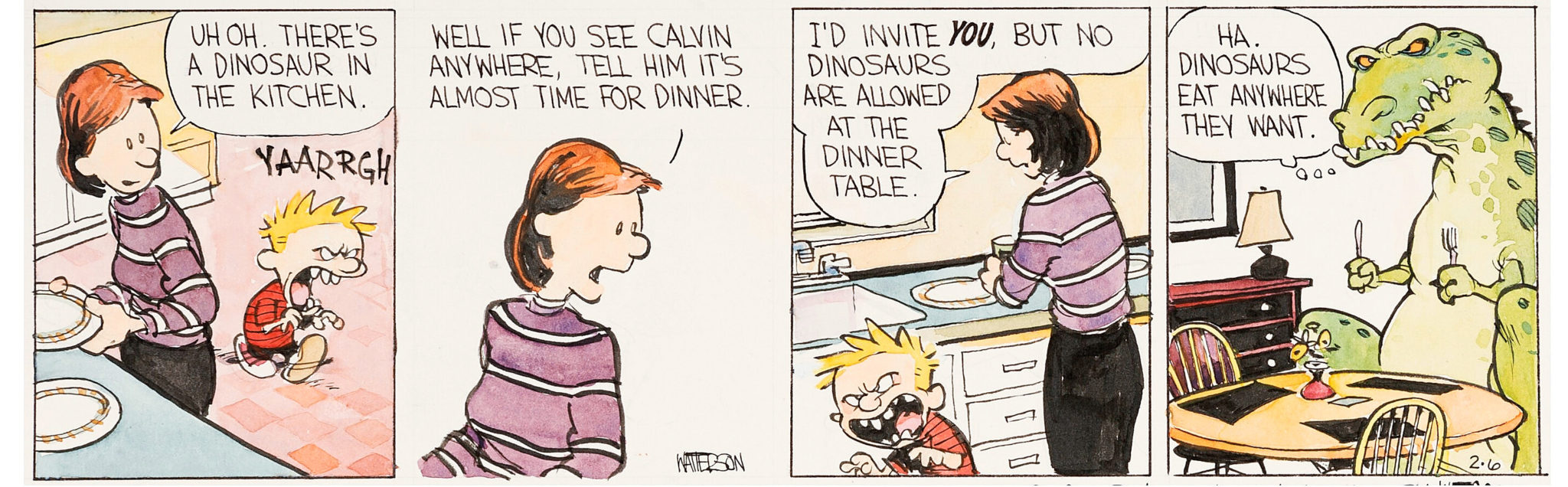 ‘Calvin And Hobbes’ Comes To Dinner At Heritage - Antiques And The Arts ...