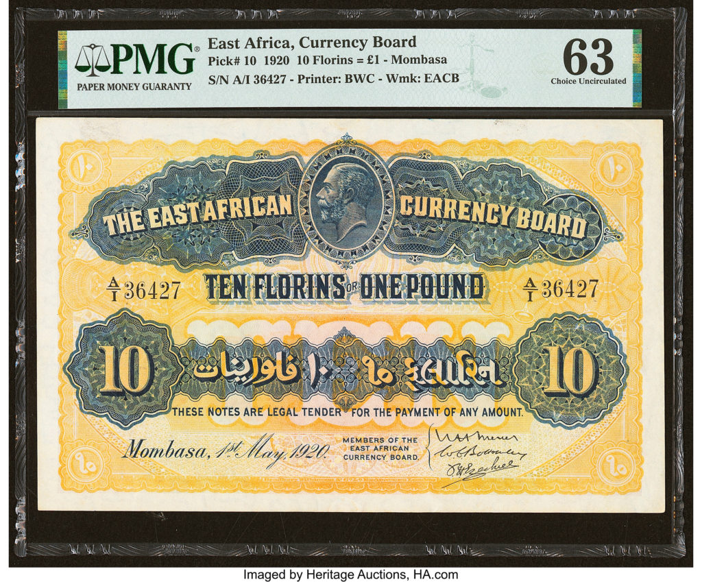 Heritage Cashes In With East African Bank Note ‹ Antiques And The Arts ...