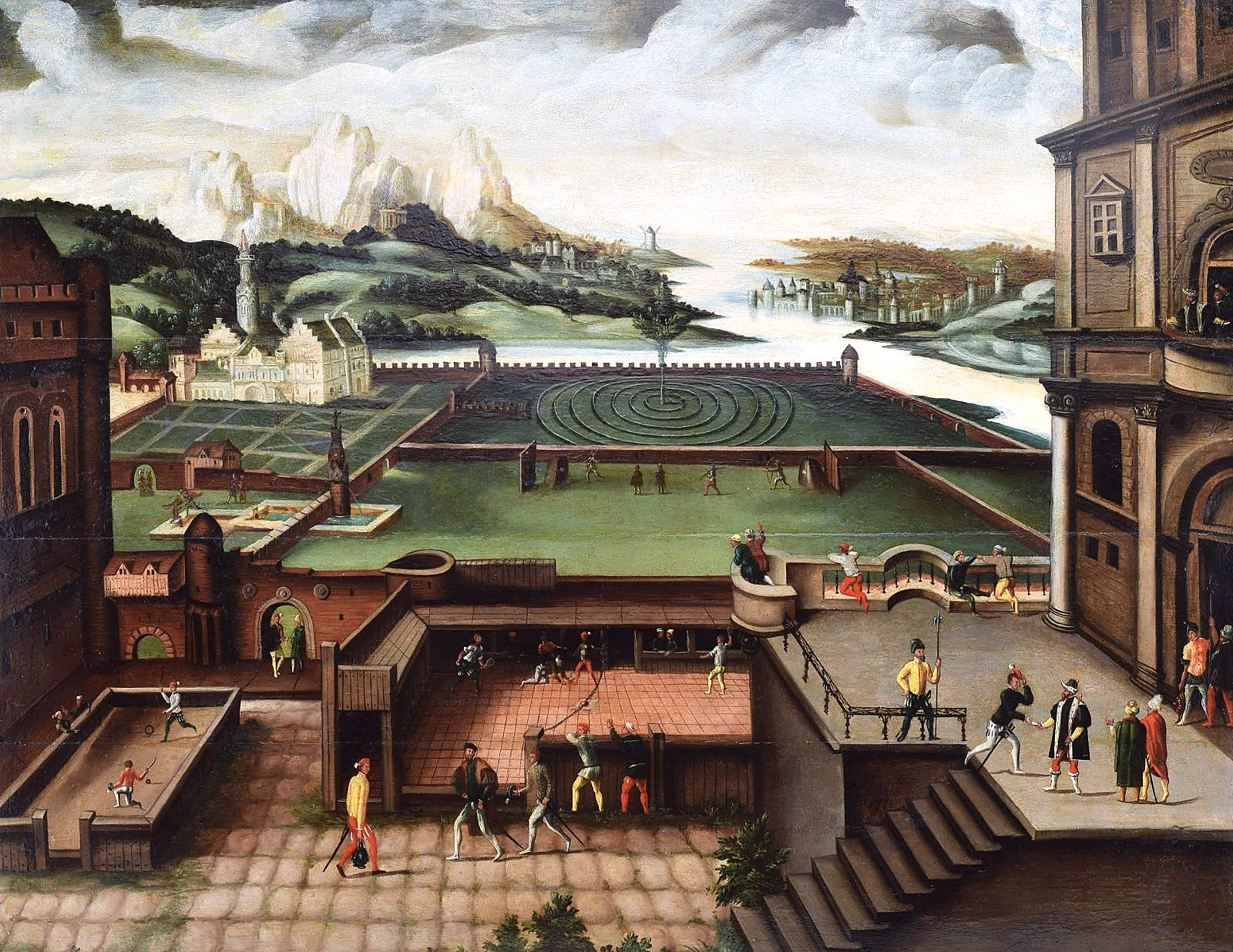 Sixteenth Century English Courtyard Painting Finally Triumphs At ...