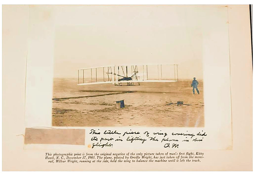 Wright Brothers 1903 Kitty Hawk Photograph Takes Flight At Cordier ...