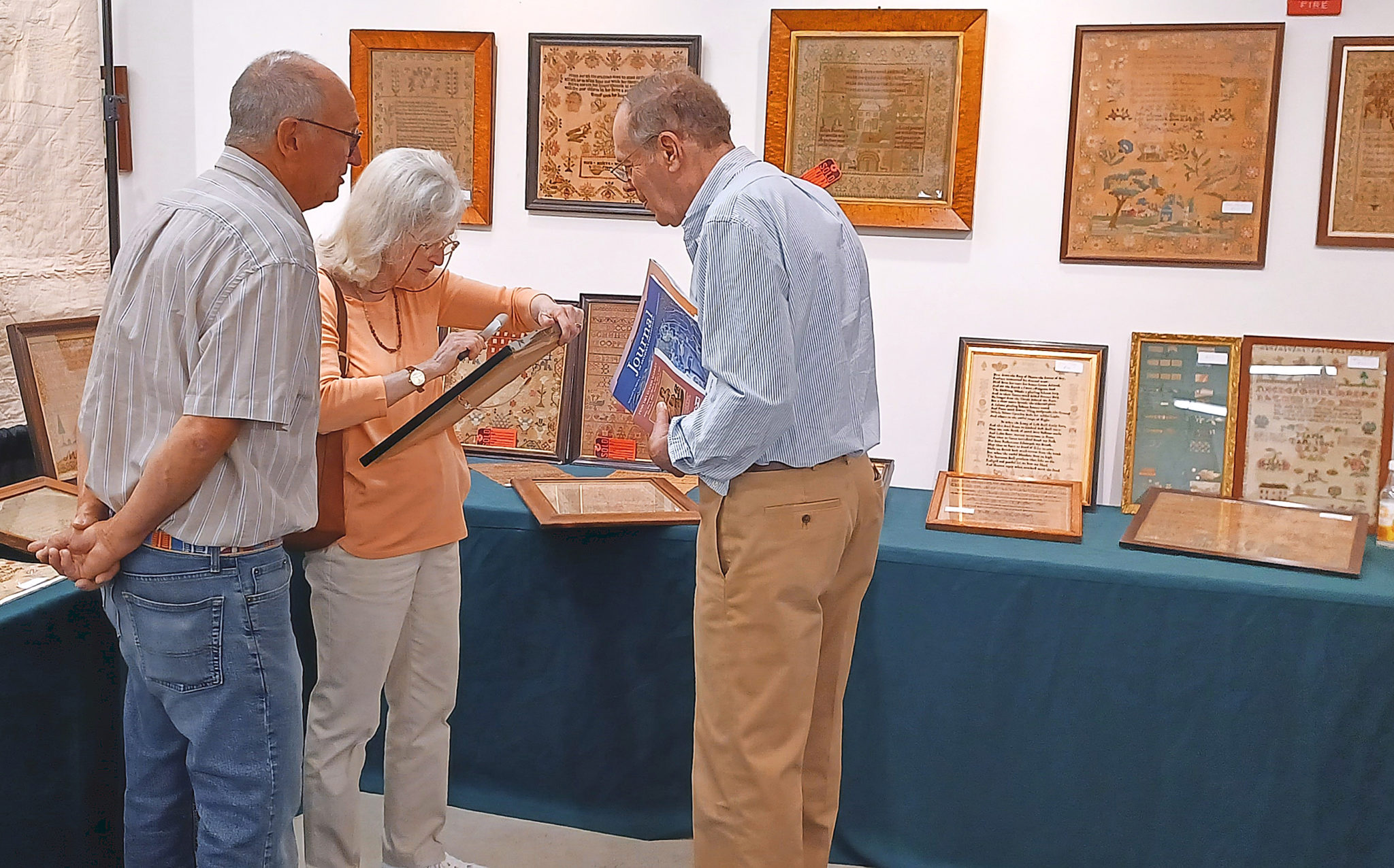 Weaving Past & Present At Penn Dry Goods Textile Show - Antiques And ...